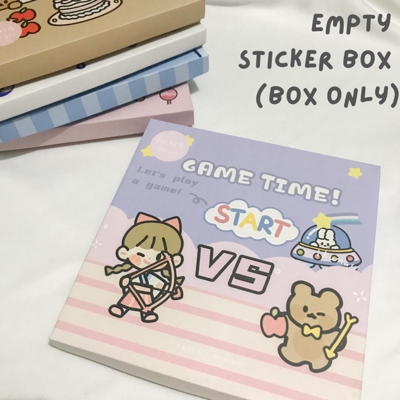 Jual (BACA DESKRIPSI) Kotak Kosong Kotak Bekas Sticker Kotak Sticker ...