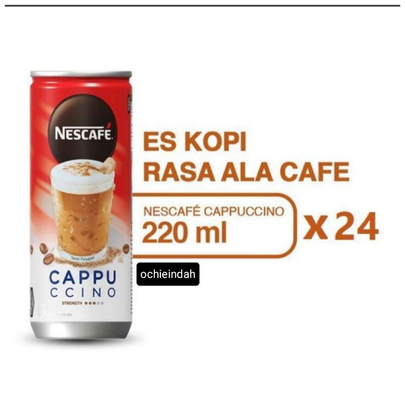 Jual NESCAFE RTD COFEE KALENG 220ml isi 24 | Shopee Indonesia