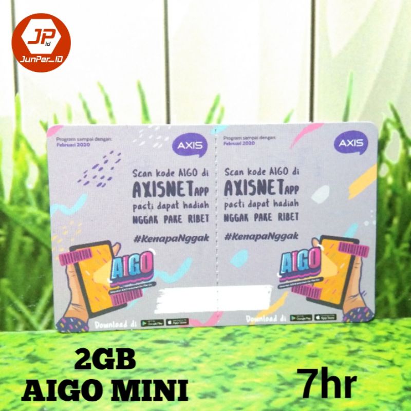 Jual Voucher Axis Aigo Mini 2GB 7 Hari | Shopee Indonesia