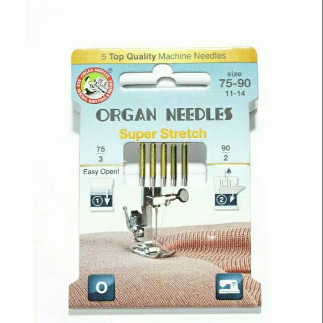 Jual Organ needles super stretch | Shopee Indonesia