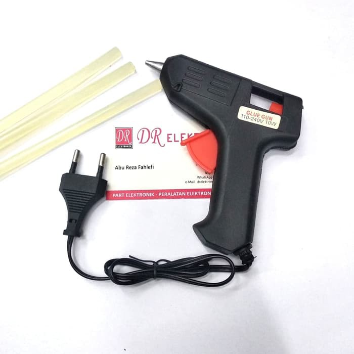Jual Lem tembak kecil + 3pcs 3 isi lem bakar 10w 10watt 10 watt glue ...