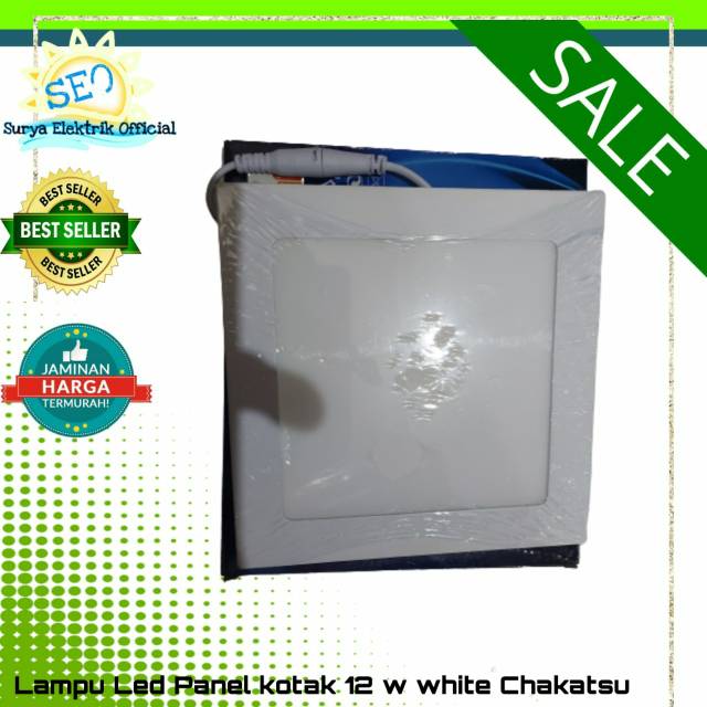 Jual Lampu Led Panel kotak 12 w white | Shopee Indonesia