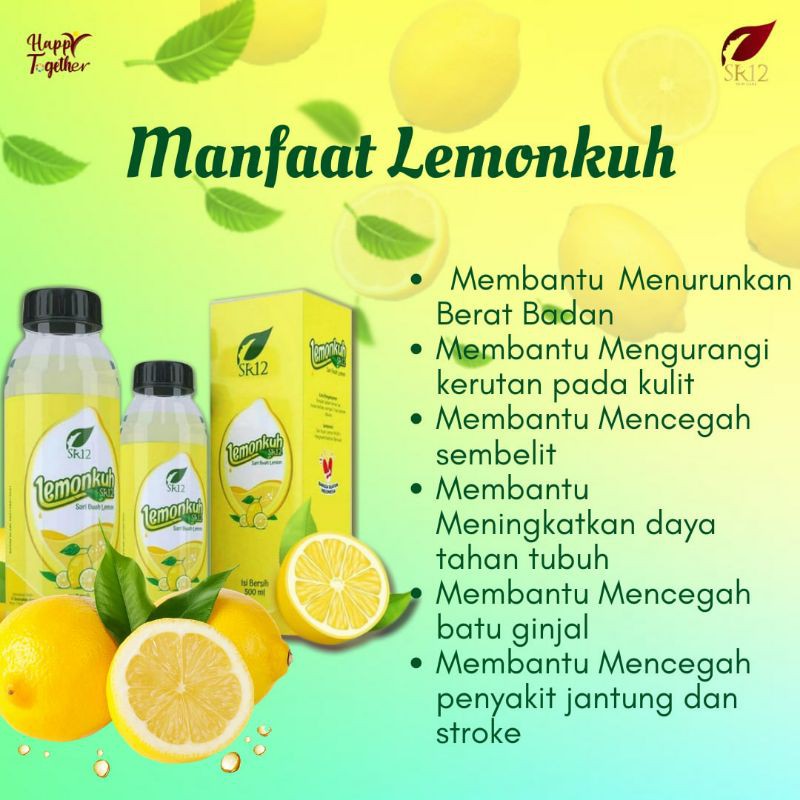 Jual LEMONKUH SR12 / SARI BUAH LEMON 500 ML | Shopee Indonesia