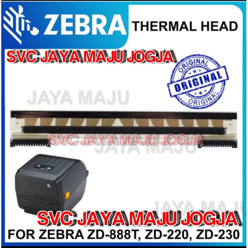 Jual [ SPAREPART ZD SERIES ] PRINTHEAD THERMAL HEAD ZEBRA ZD 220T ZD ...