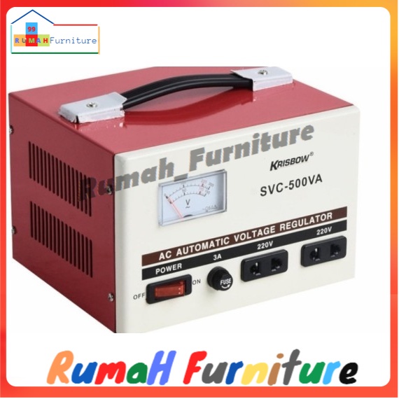 Jual Krisbow stabilizer 500 Watt Analog Stabilizer 0,5 Kva | Shopee ...