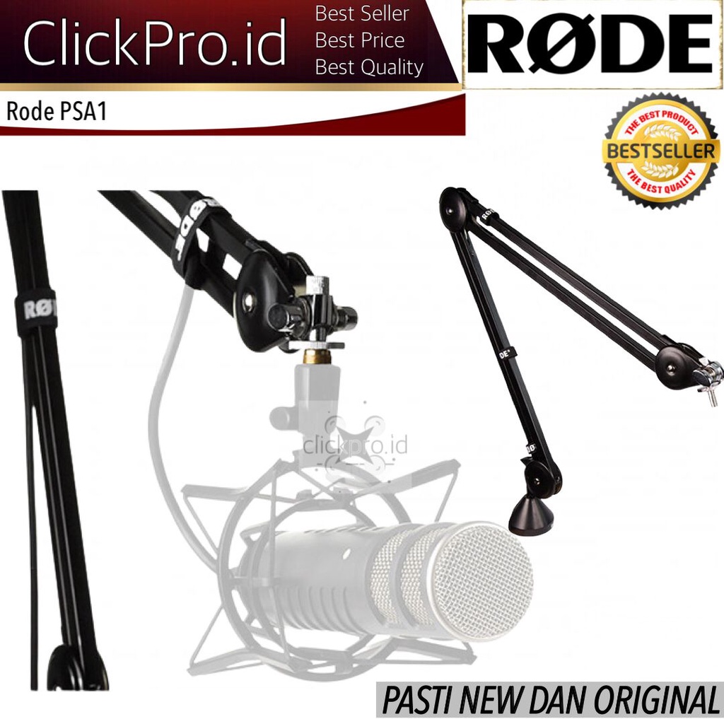 Jual Rode PSA1 Studio Boom Arm for Broadcast Microphones | Shopee Indonesia