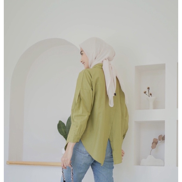 Jual Nelkaa Linen Shirt | Shopee Indonesia