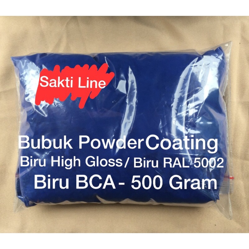 Jual Bubuk Powder Coating Blue High Gloss/ Blue RAL 5002/ Biru BCA ...