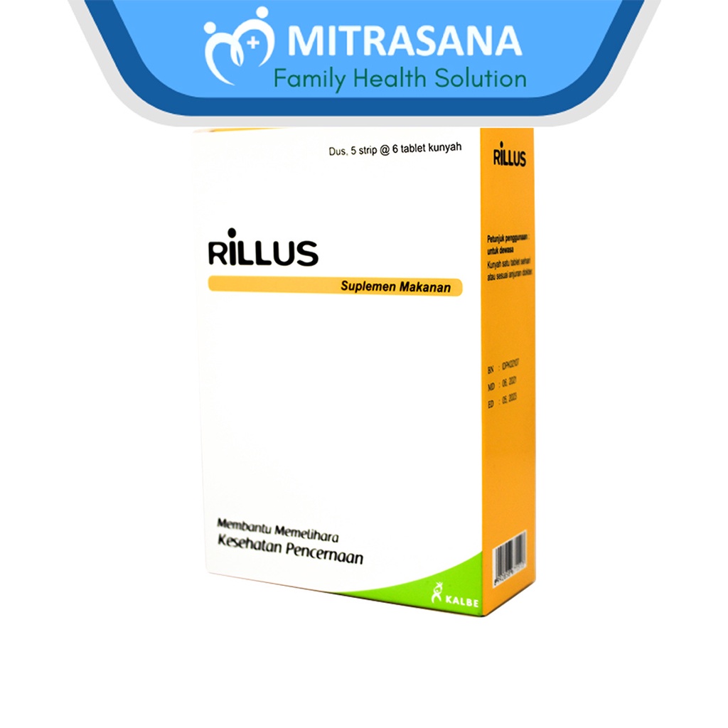 Jual Rillus - Suplemen Probiotik untuk Pencernaan | Shopee Indonesia