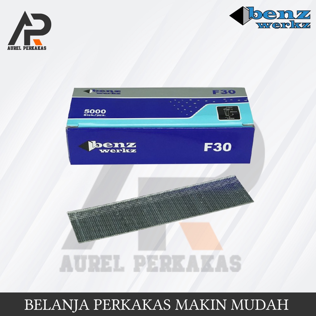 Jual BENZ F30 MO Isi Mesin Staples Paku Tembak Lurus Mata Gun Nailer F ...