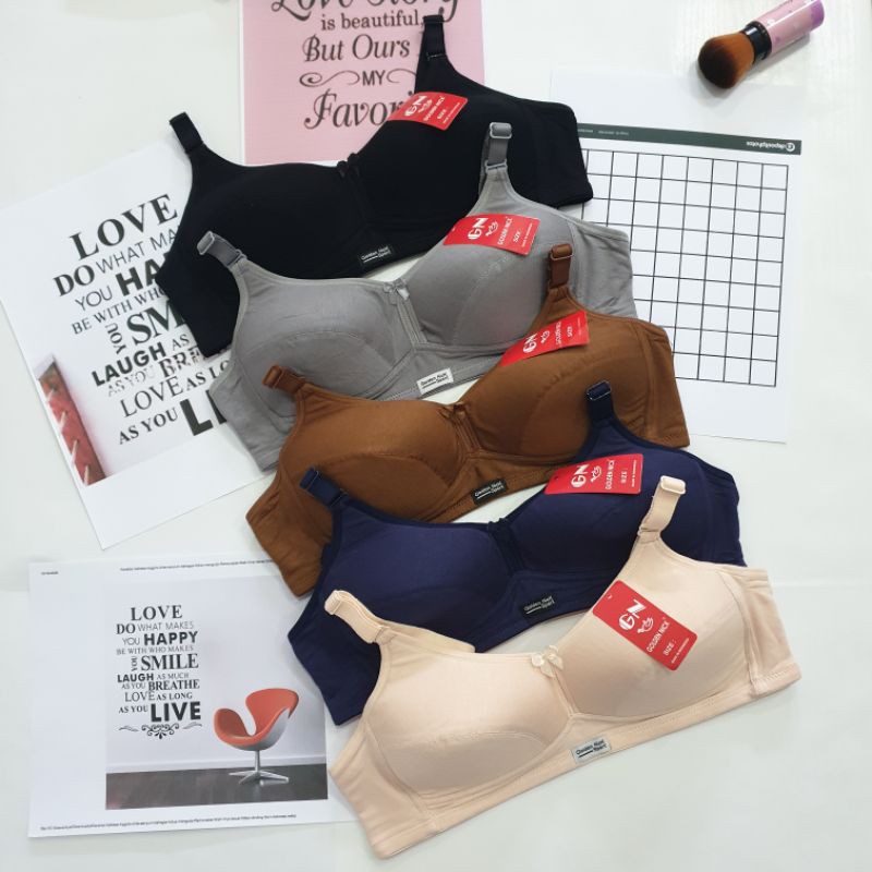 Jual Sport Bra Golden Nick K395 | Bh Gn 395 | Bh Tanpa Busa Tanpa Kawat Kait 2 | Shopee Indonesia