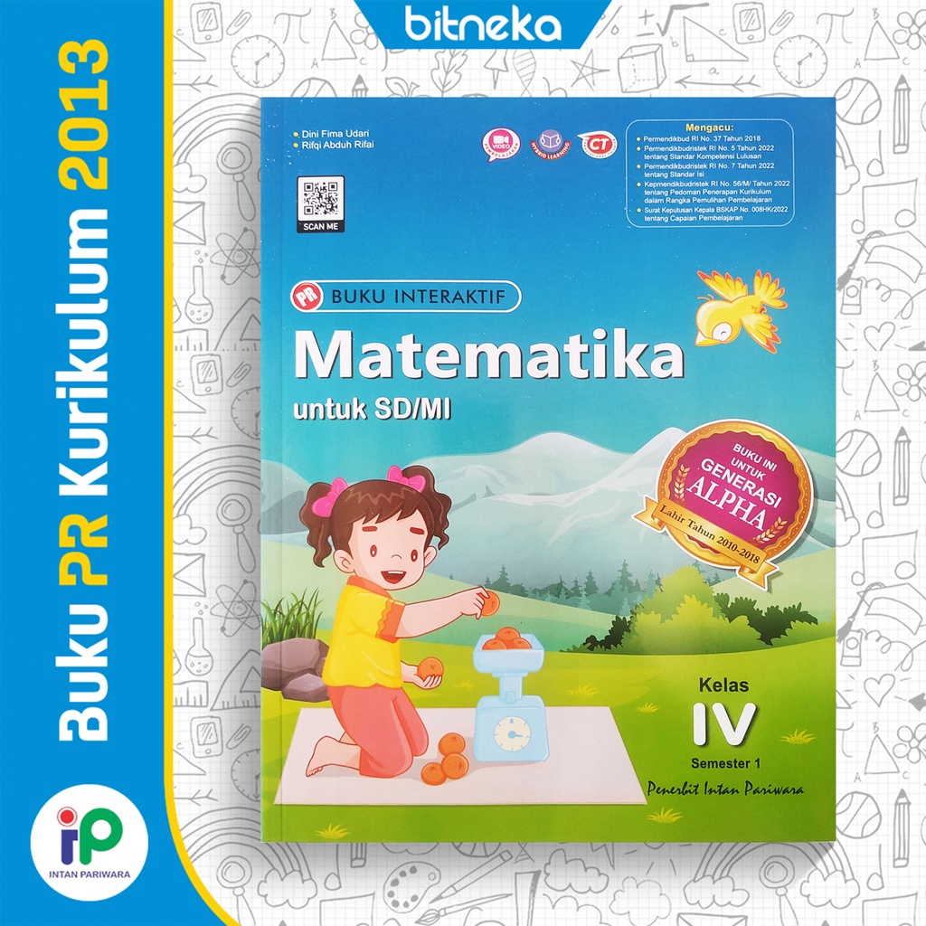 Jual Buku PR Interaktif Matematika SD/MI Kelas 4 Semester 1 - Intan Pariwara | Shopee Indonesia