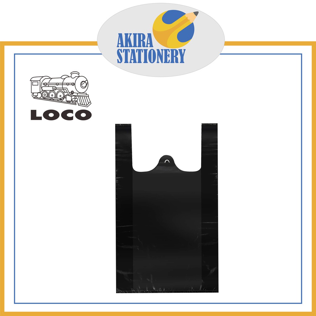 Jual Kantong Plastik LOCO HD PE Hitam Ukuran 17 24 28 35 40 / Plastic ...