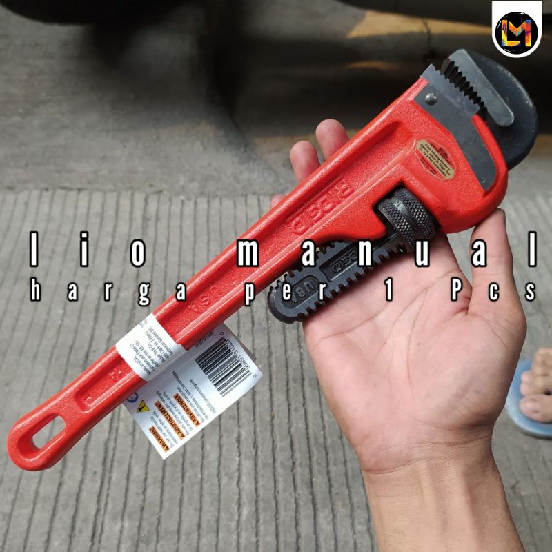 Jual kunci pipa 14 inch heavy duty Original Ridgid Made IN US Kapasitas ...