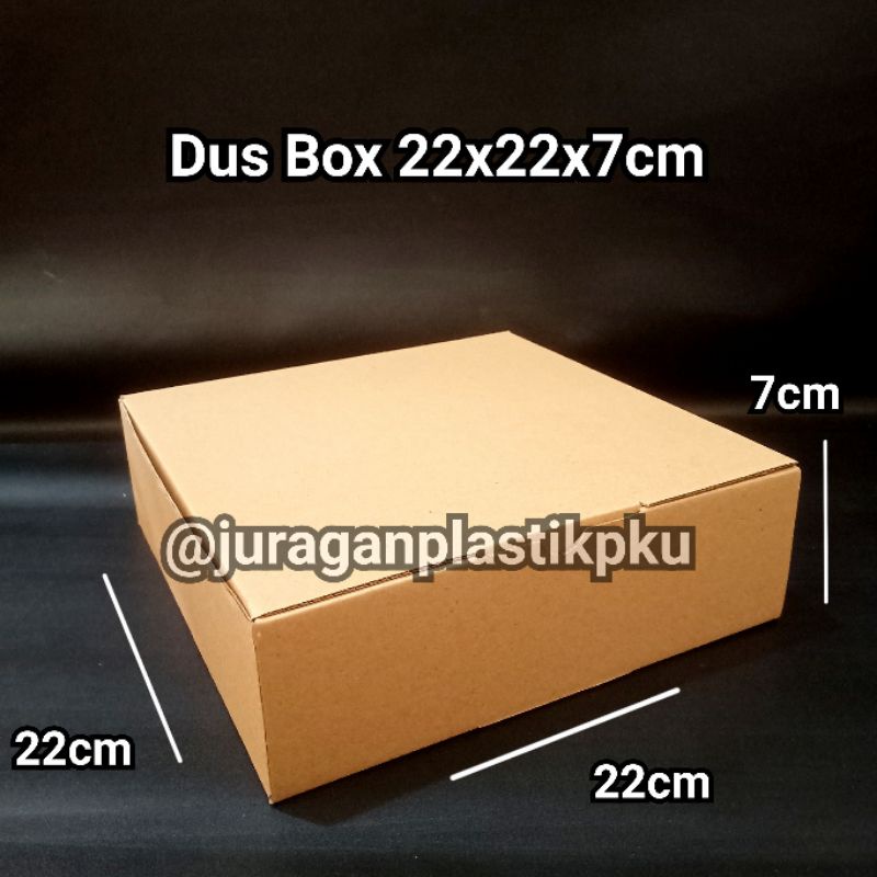 Jual Dus Box 22x22x7 cm Tebal | Kotak Kemasan Hampers Kue Aksesoris ...