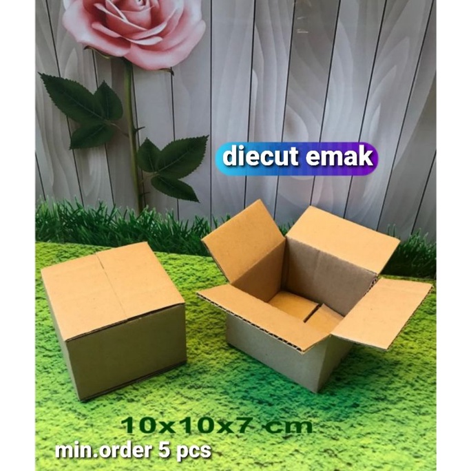 Jual Kardus / box / uk. 10x10x7 cm / karton packing polos baru ST ...