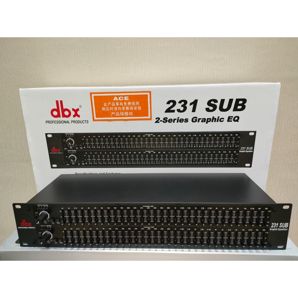 Jual equalizer dbx231sub / dbx 231sub / dbx231 plus subwoofer grade A | Shopee Indonesia