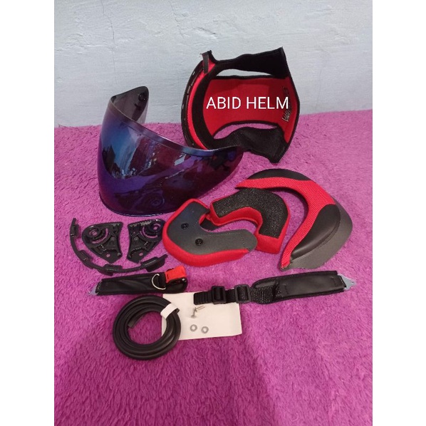 Jual busa helm kyt dj maru fullset kancing klip PLASTIK dan kaca ...