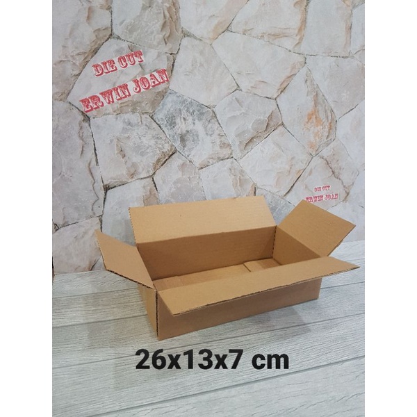 Jual Kardus / Box / uk. 26x13x7 cm / Karton Packing polos baru ST ...