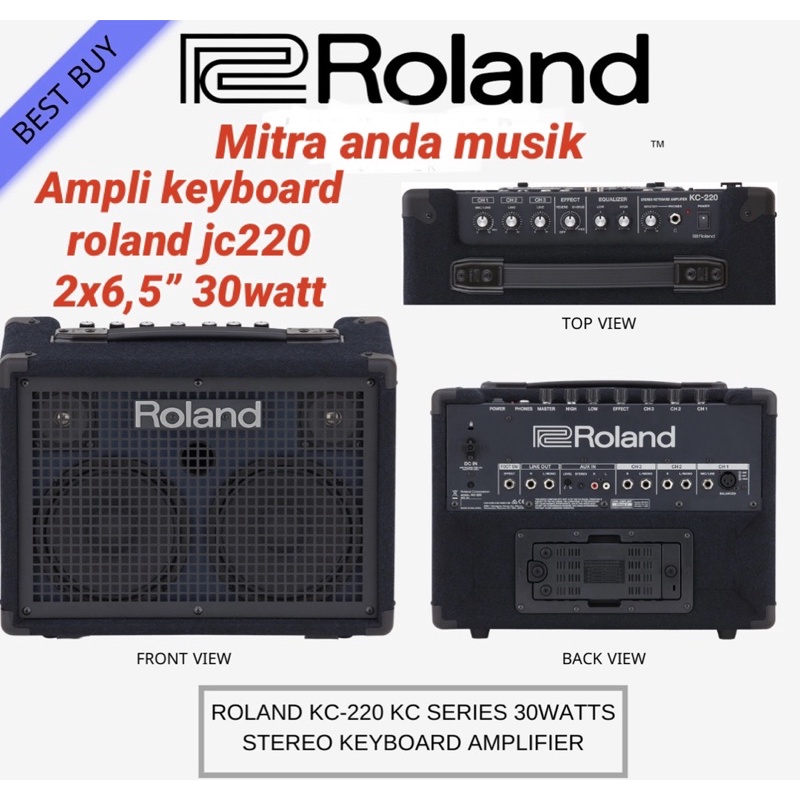 Jual Speaker aktif ampli amplifier keyboard roland kc220 kc 220 | Shopee Indonesia