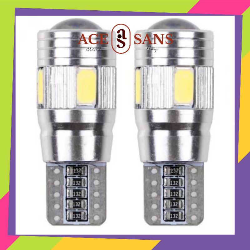 Jual Lampu Mobil Headlight LED T10 W5W 168 SMD 5630 5W 2 Pcs I Lampu ...