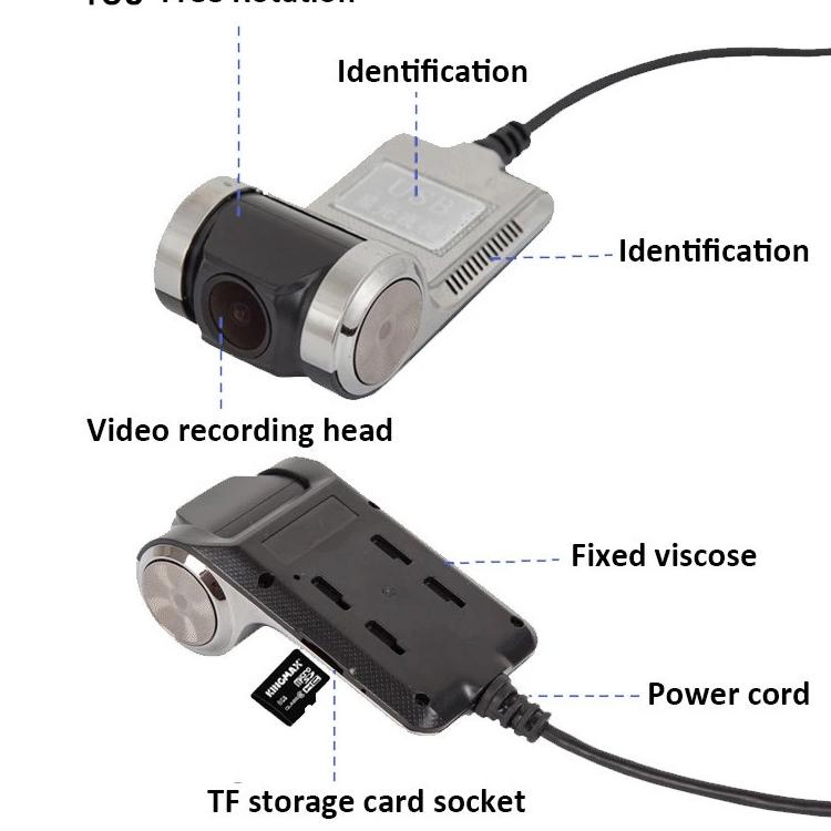 Jual Koleksi Terbaru.. U2 1080P HD USB Kamera Mobil 170 ° ADAS DVR ...