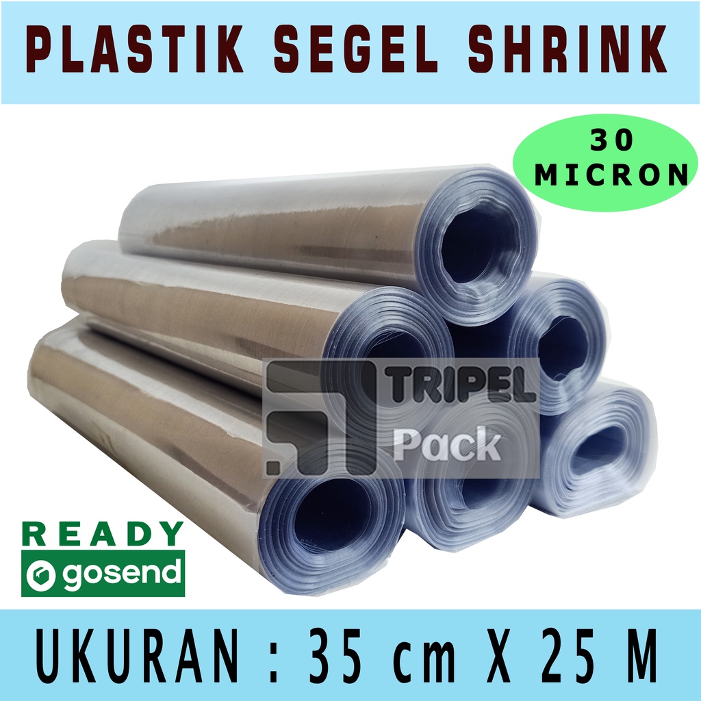 Jual Plastik Segel PVC Shrink Roll 35 cm x 25 Meter - Segel Kemasan ...