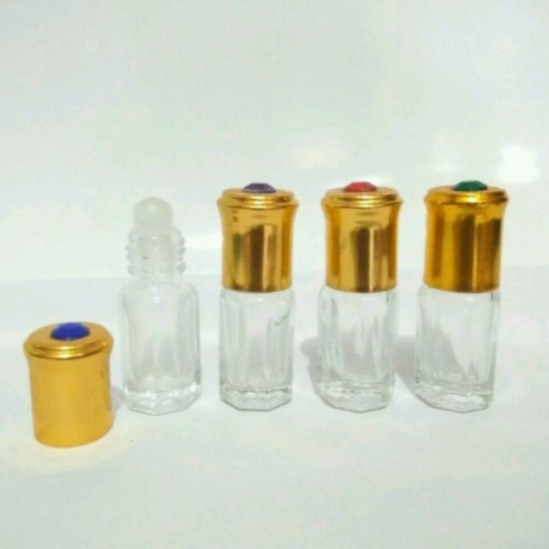 Jual Botol roll on 3ml permata - botol tola batu permata cantik - botol ...