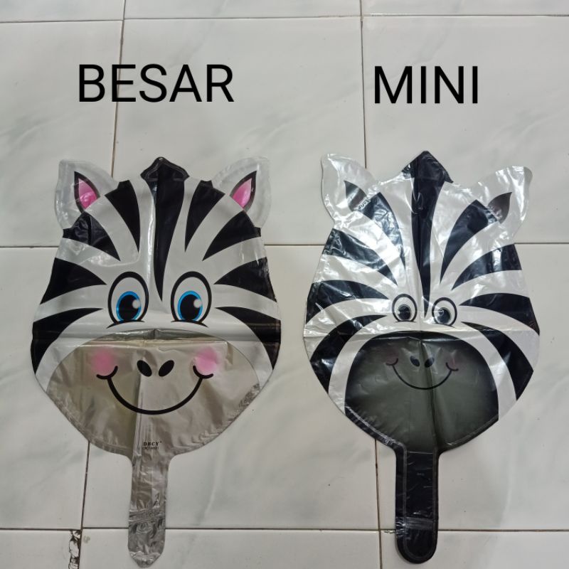 Jual Balon Foil Kepala Hewan Mini Balon Karakter Mini Balon Animal ...