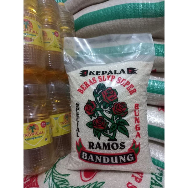 Jual Beras Bandung Netto 5kg Beras puleun | Shopee Indonesia