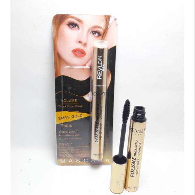 Jual MASCARA REVLON VOLUME WATERPROOF CASING BESI | Shopee Indonesia