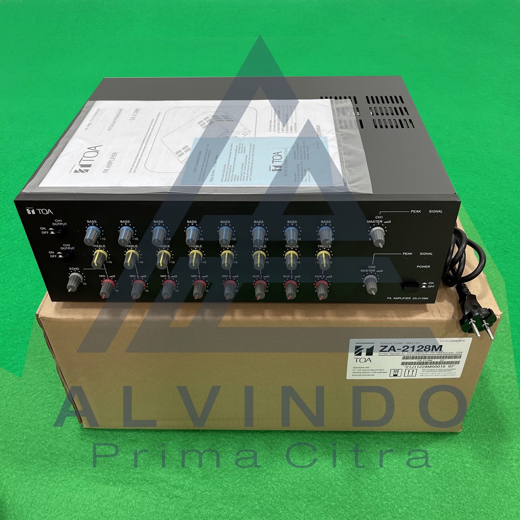 Jual TOA ZA-2128M (Mixer Power Amplifier 2x 120W / ZA 2128 M) | Shopee ...