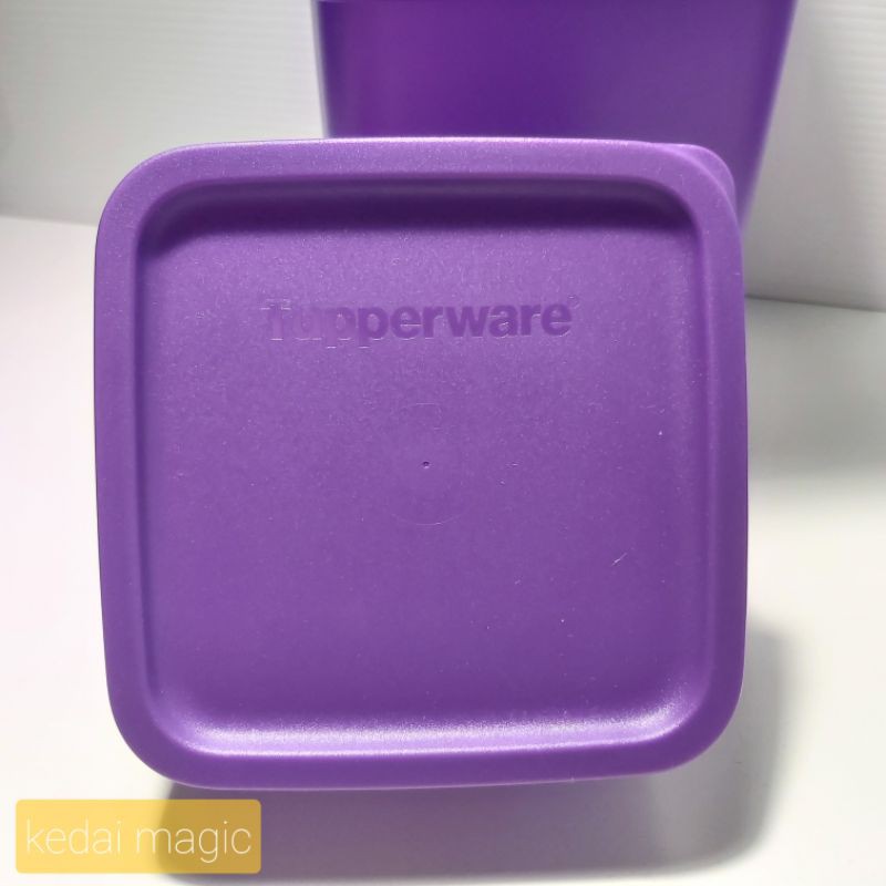 Jual (3 pcs) SET KOTAK MAKAN/WADAH TUPPERWARE PURPLE/UNGU | Shopee ...