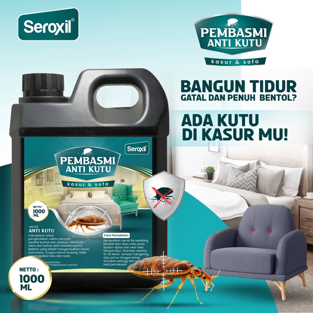 Jual Racun Obat Pembasmi Kutu Kasur dan Sofa, Kutu Busuk dan Anti ...