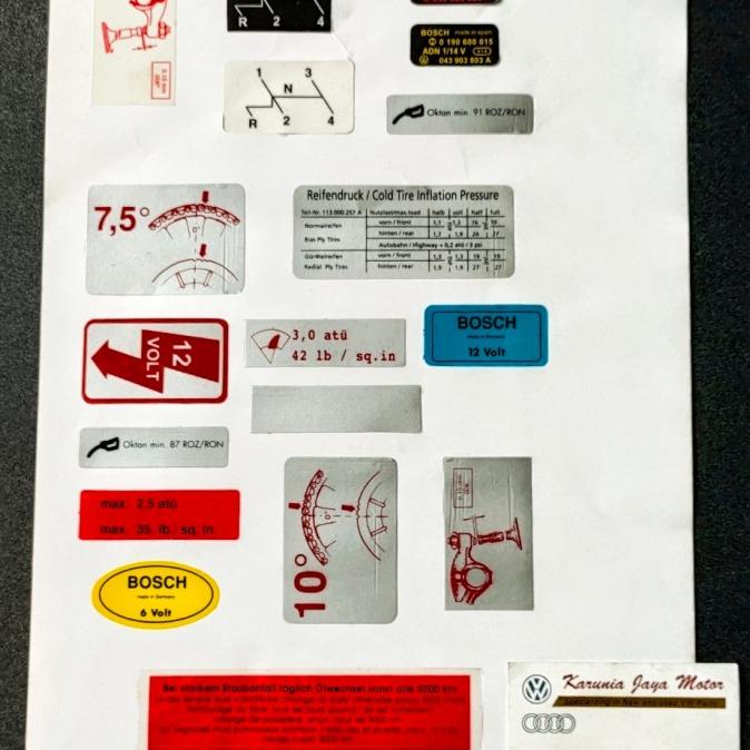 Jual Bergaransi - STIKER BODI VW KODOK DI PART VW SPAREPART VW | Shopee ...