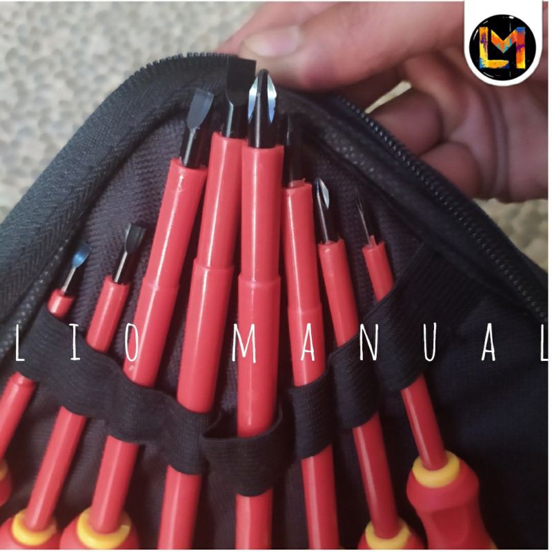 Jual obeng listrik set 8 pcs screwdriver 1000v SANDS | Shopee Indonesia