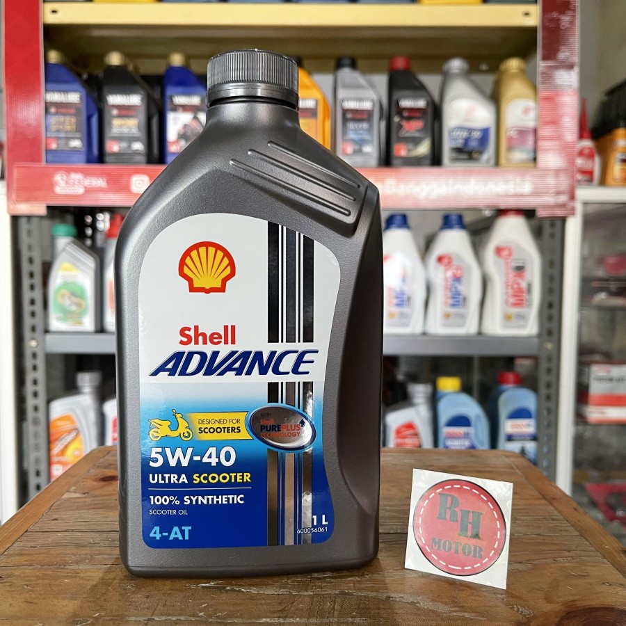 Jual Oli Motor Shell Advance Ultra Scooter Matic (5W-40) (1L) | Shopee ...