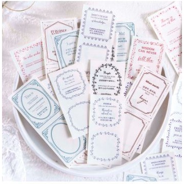 Jual Memories Writable Paper - Kertas Memo Design Flower Frame (45pcs ...