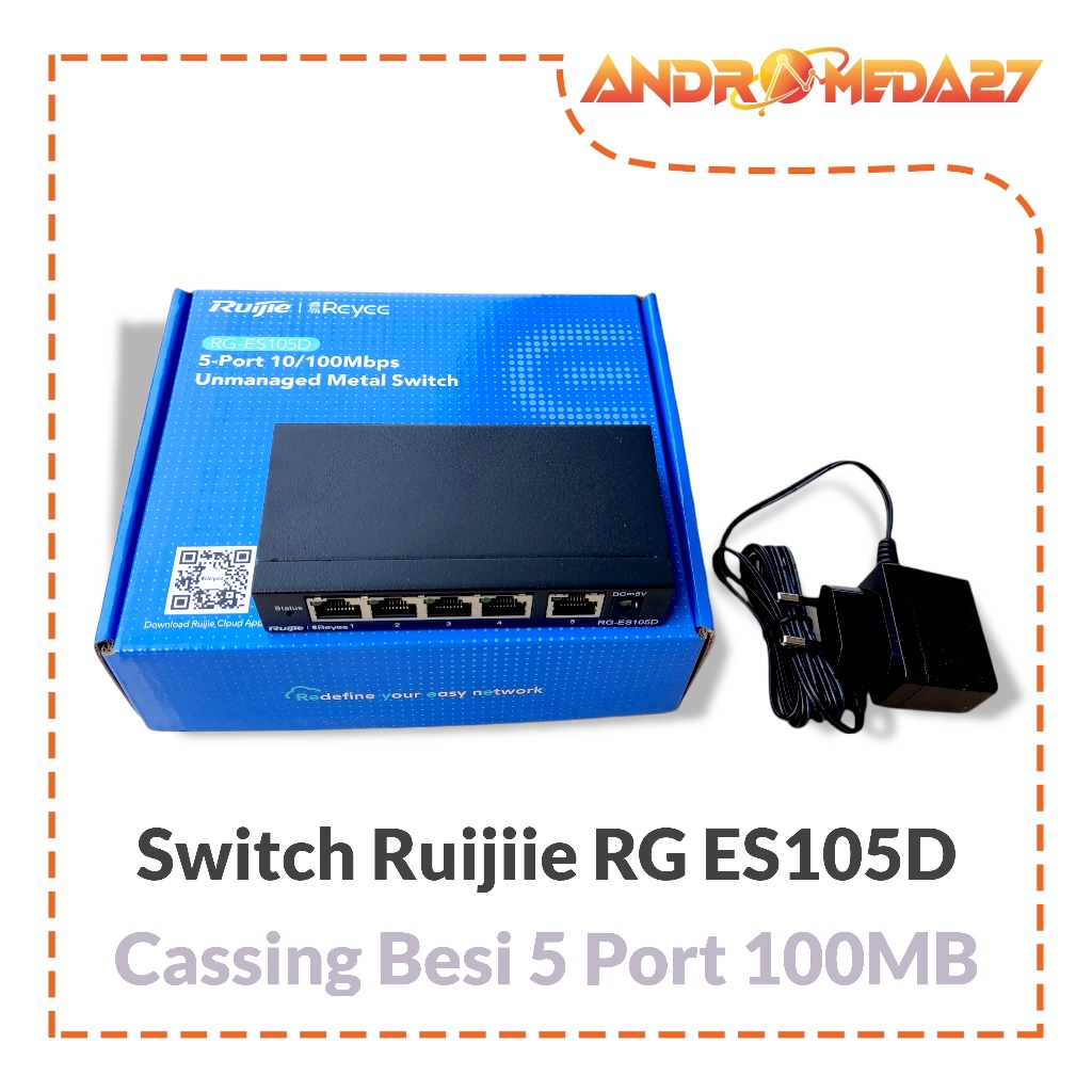 Jual RUIJIE REYEE RG-ES105D Switch 5 Port Metal Case | Shopee Indonesia