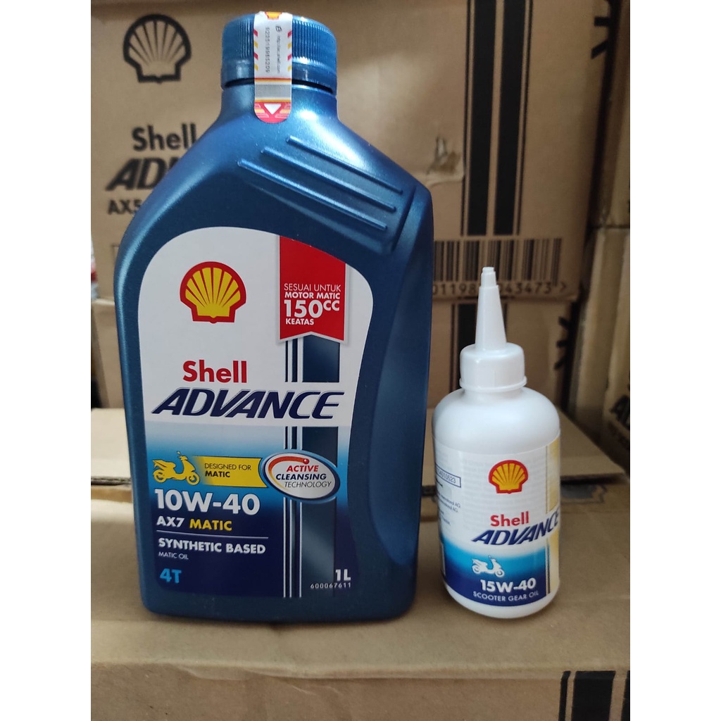 Jual SHELL ADVANCE SCOOTER MATIC AX5 AX7 ULTRA SCOOTER 100 % ORIGINAL ...