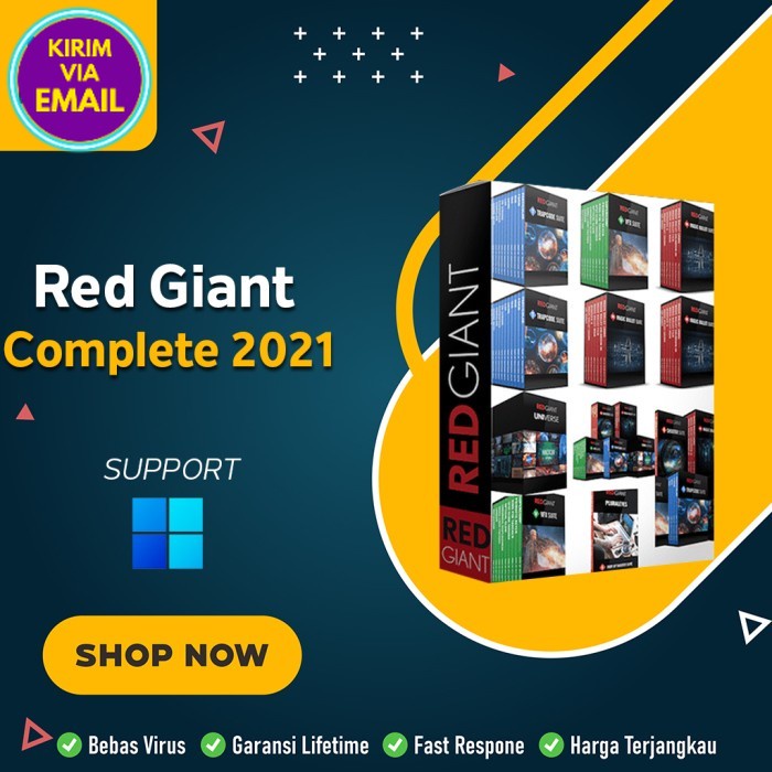 Jual Red Giant Complete Suite 2021 Full Version [Win] | Shopee Indonesia