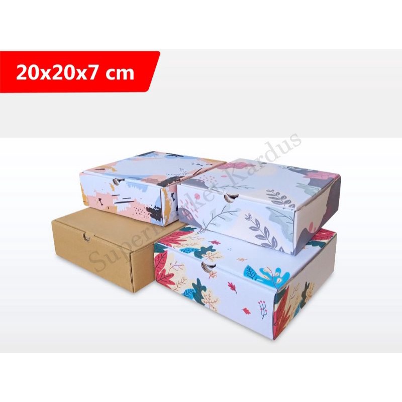 Jual Dus Serbaguna 20x20x7cm Kotak Kardus hampers idul fitri souvenirs ...