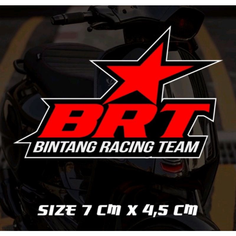 Jual STIKER BRT STICKER BINTANG RACING TEAM | Shopee Indonesia