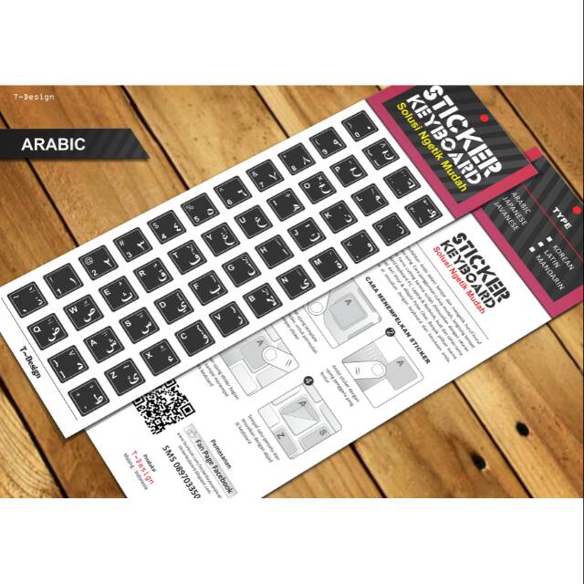 Jual Sticker Keyboard Arab - Black White | Shopee Indonesia