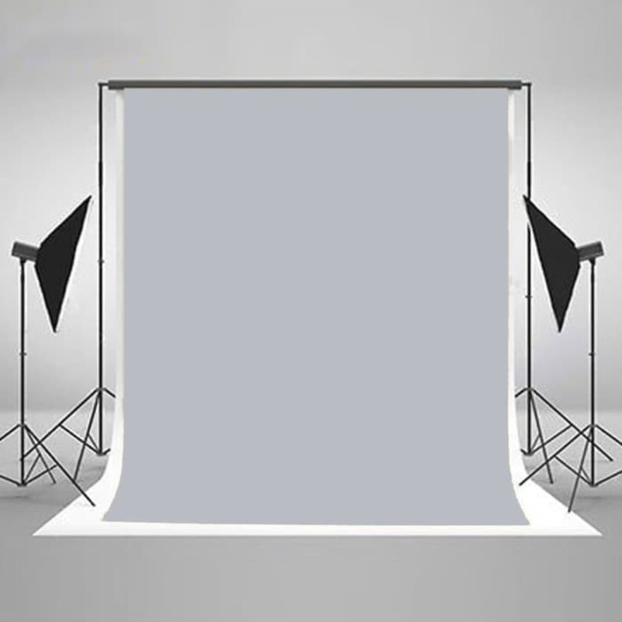 Jual Kain Background Backdrop Abu Abu Studio Foto 2,5m x 3m Grey ...