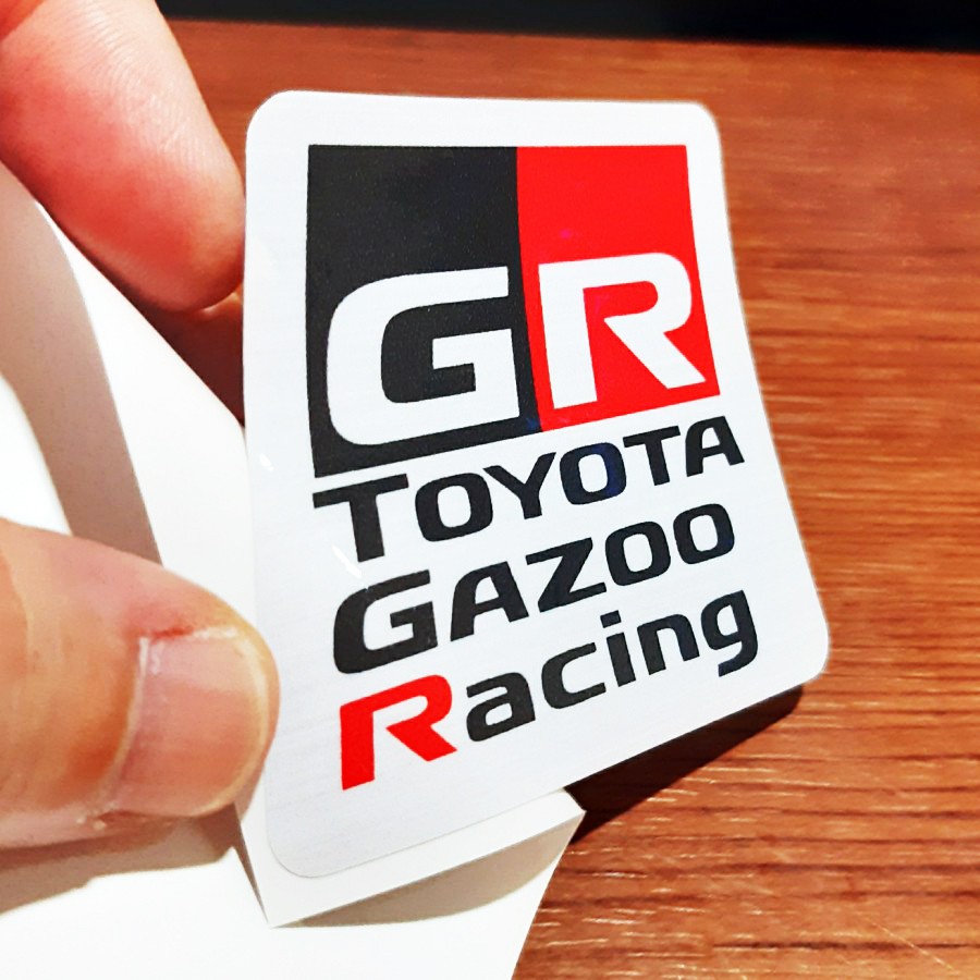 Jual Stiker Sticker Toyota GR Gazoo Racing 2 | Shopee Indonesia