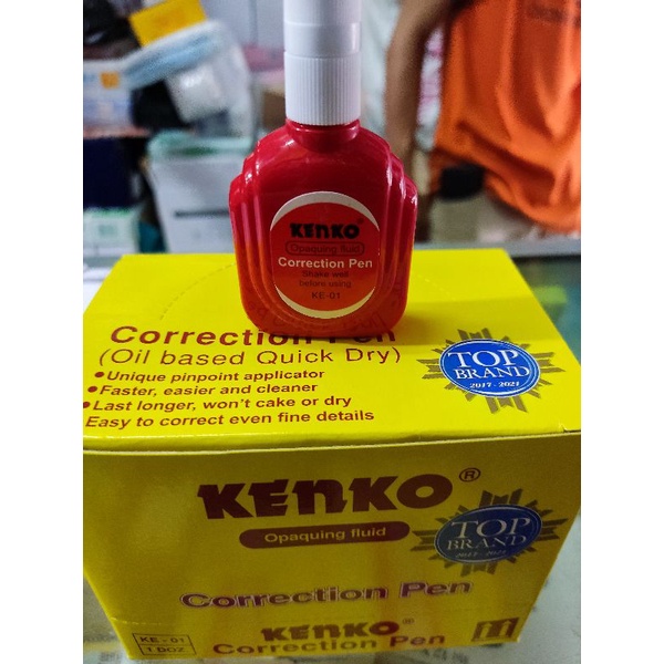 Jual Tip ex cair /Correction Pen kenko KE 01/KE-823(12 pcs) | Shopee Indonesia