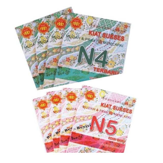 Jual Kiat Sukses JLPT N5 dan N4 metode gakushudo | Shopee Indonesia