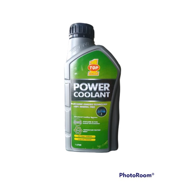 Jual air radiator power coolant top 1 one 1 L hijau | Shopee Indonesia