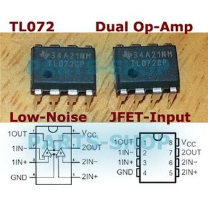 Jual IC TL072 Dual Low-Noise Op-amp JFET-Input TL072CP OpAmp TL 072 DIP-8 | Shopee Indonesia
